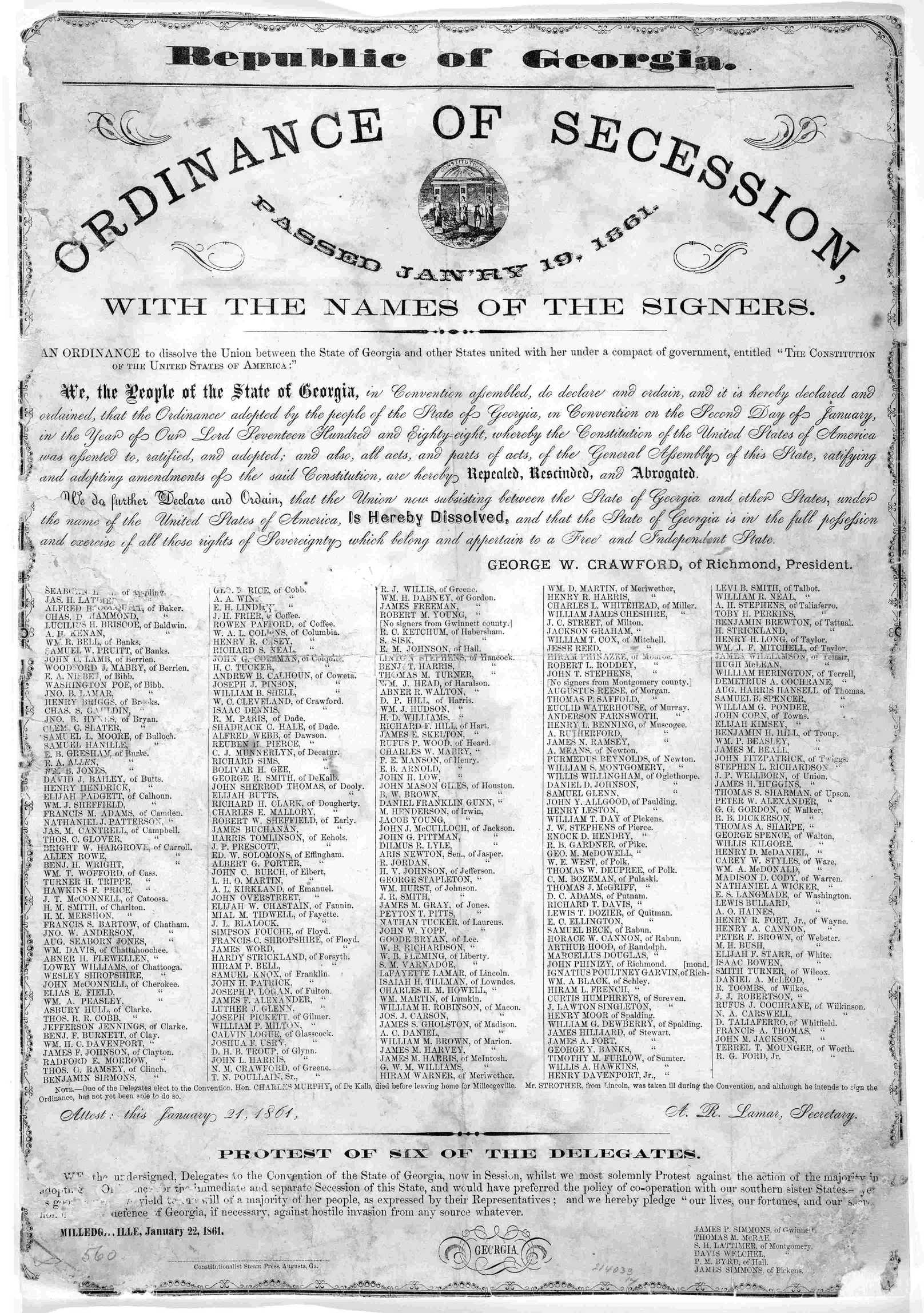 Election of 1860: Slavery & Southern Secession | National Museum of ...