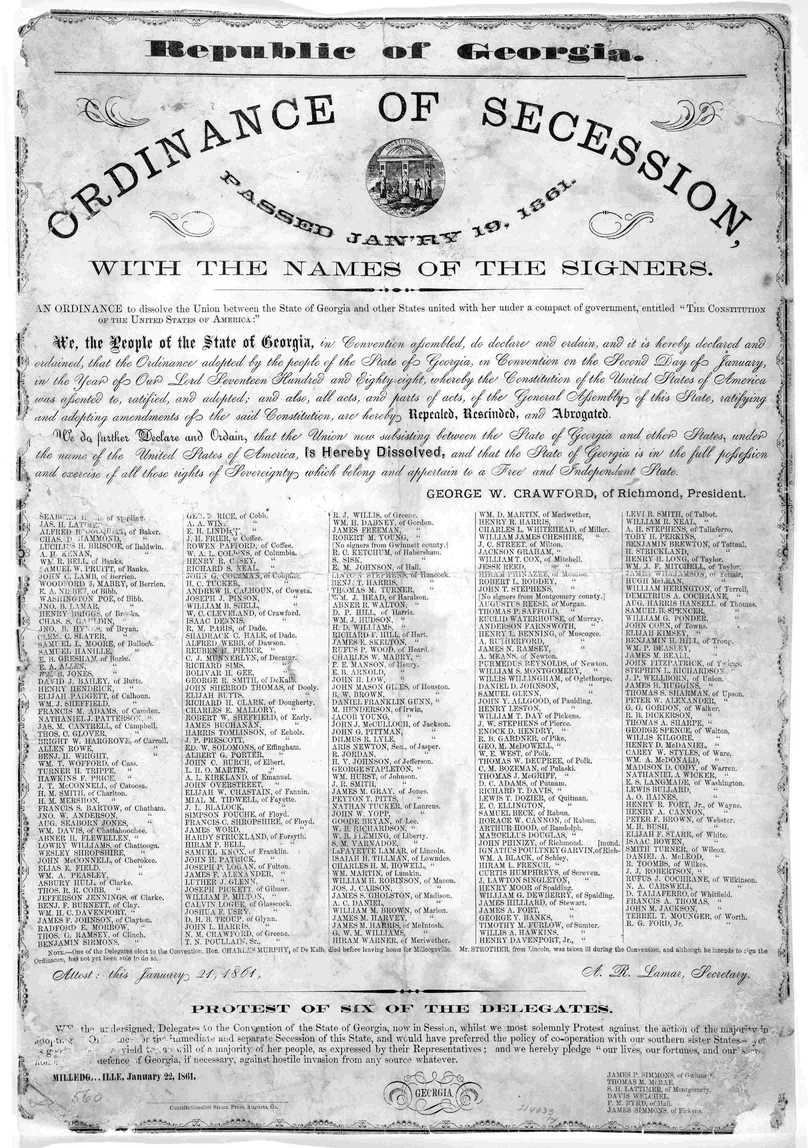 Election of 1860: Slavery & Southern Secession | National Museum of ...