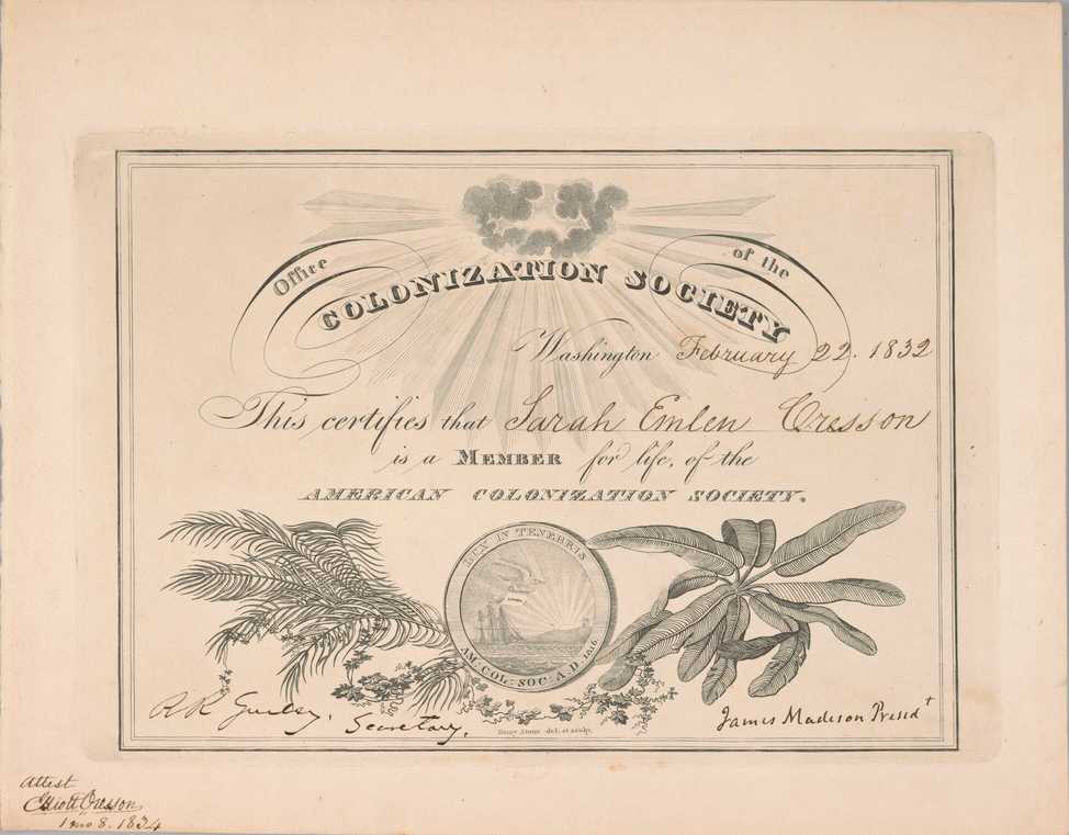 Colonization | National Museum of African American History & Culture.