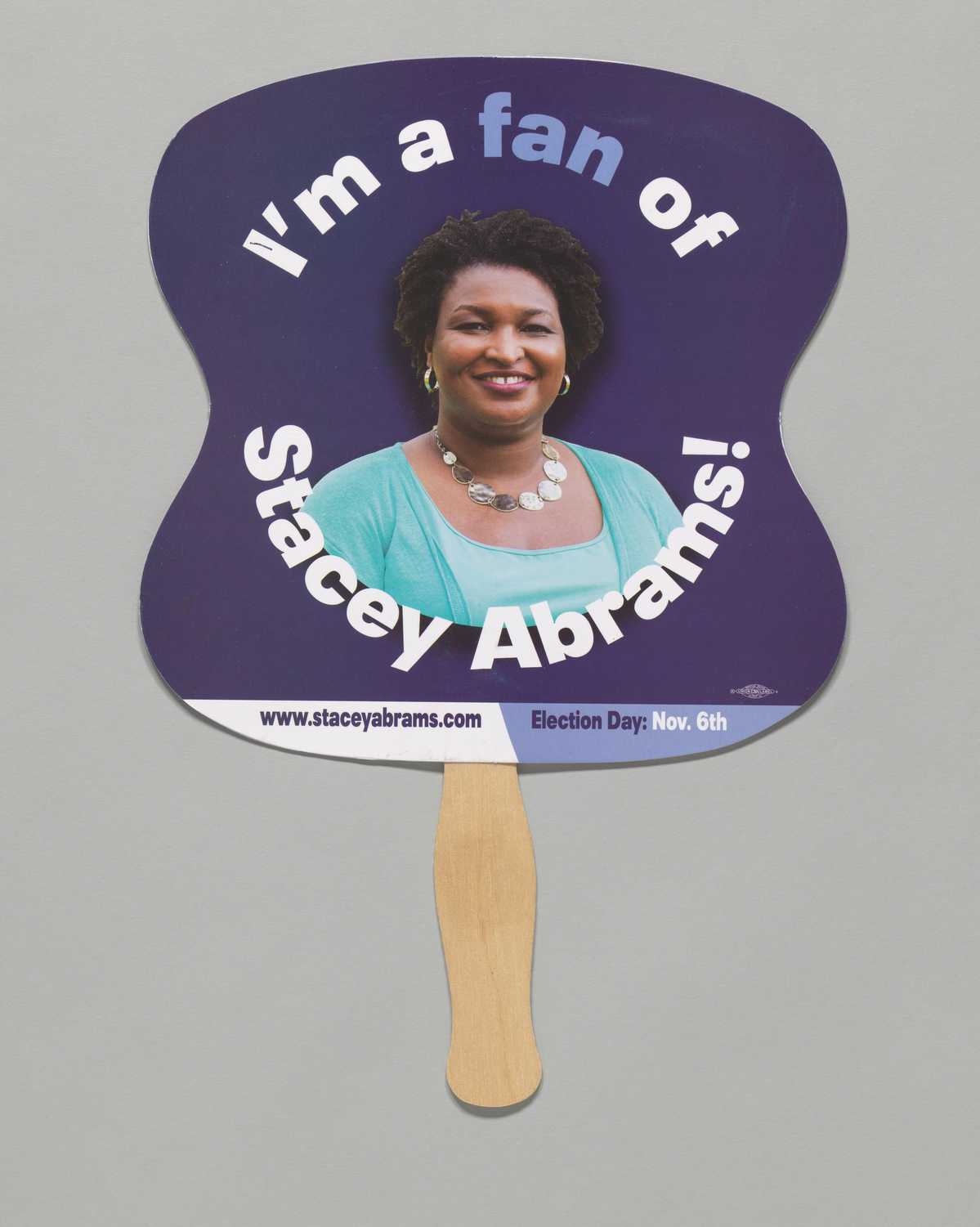 Stacey Abrams Campaign Fan | National Museum of African American ...