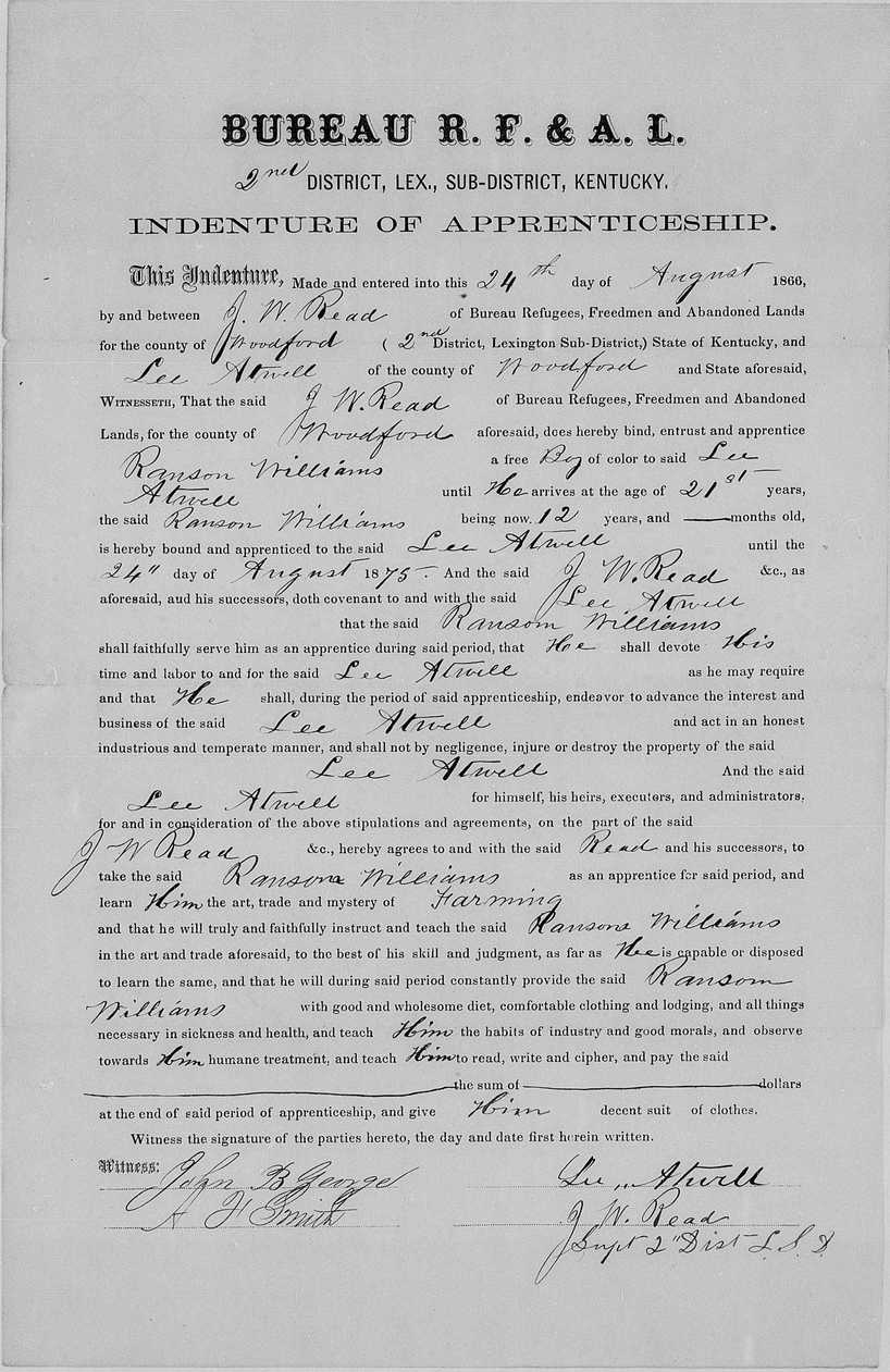 The Freedmen’s Bureau | National Museum of African American History ...