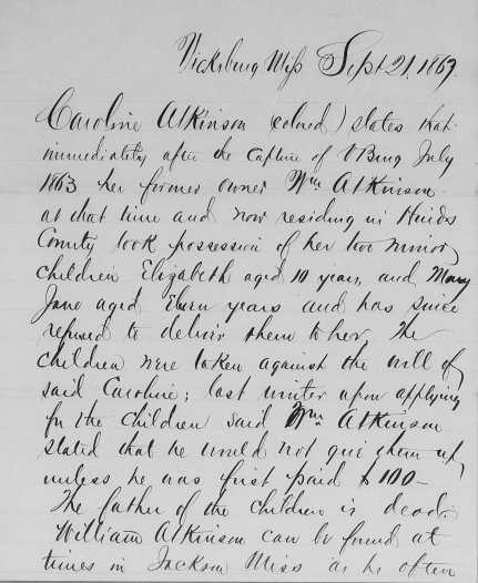 Freedmen’s Bureau Records | National Museum of African American History ...