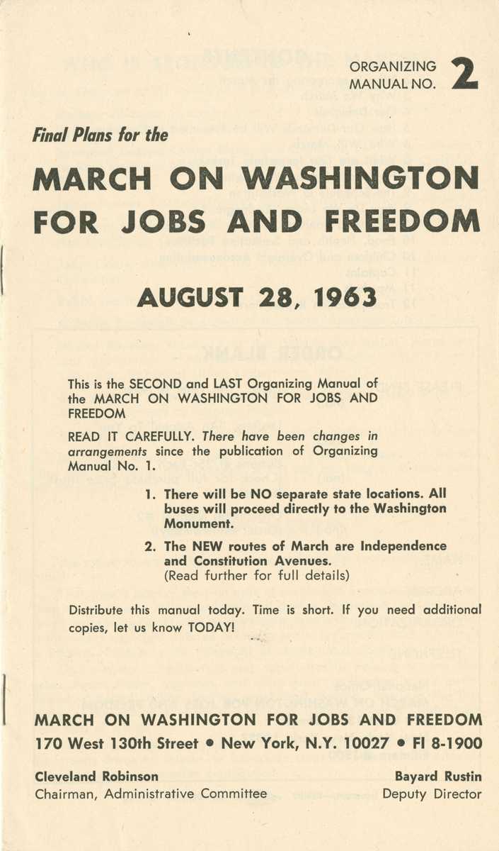 The March on Washington for Jobs and Freedom | National Museum of ...