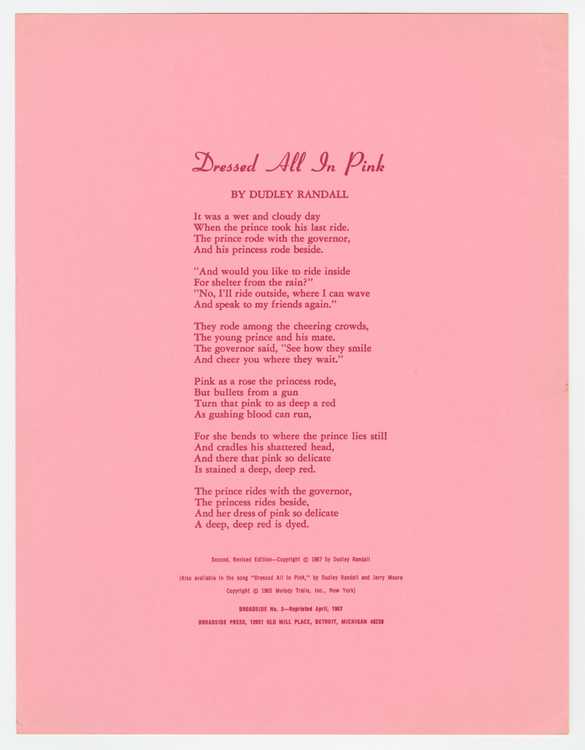 Broadside Press | National Museum of African American History & Culture.