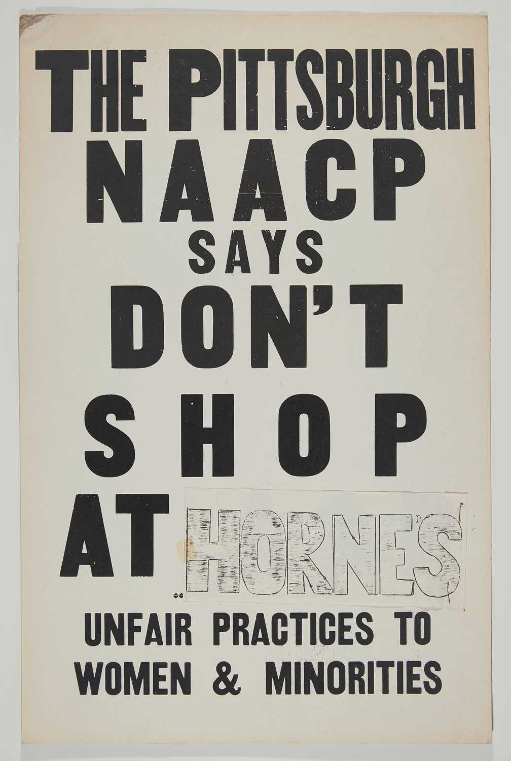 "Don't Buy Where You Can't Work" | National Museum of African American ...